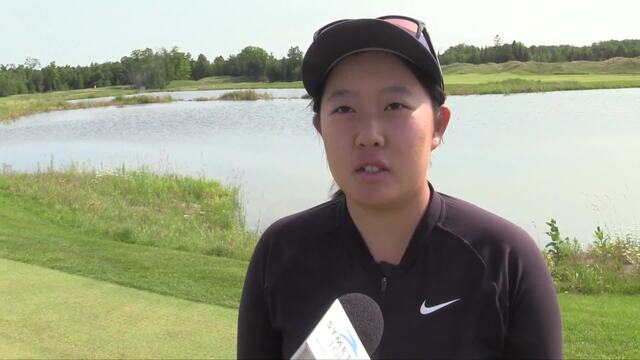 Ruixin Liu Final Round Interview at the 2018 Island Resort Championship ...