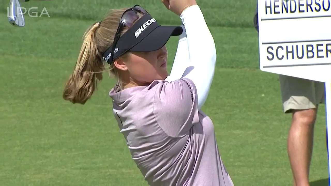 No. 2 Brooke Henderson vs. No. 34 Sophia Schubert | Day 2 Bank of Hope LPGA Match-Play | LPGA ...