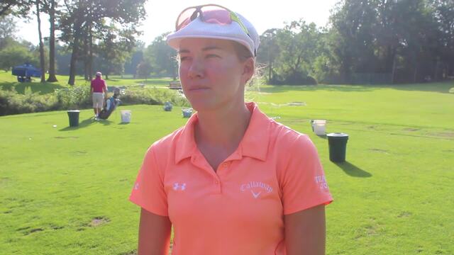 Vicky Hurst Third-Round Interview at the 2015 Toyota Danielle Downey ...