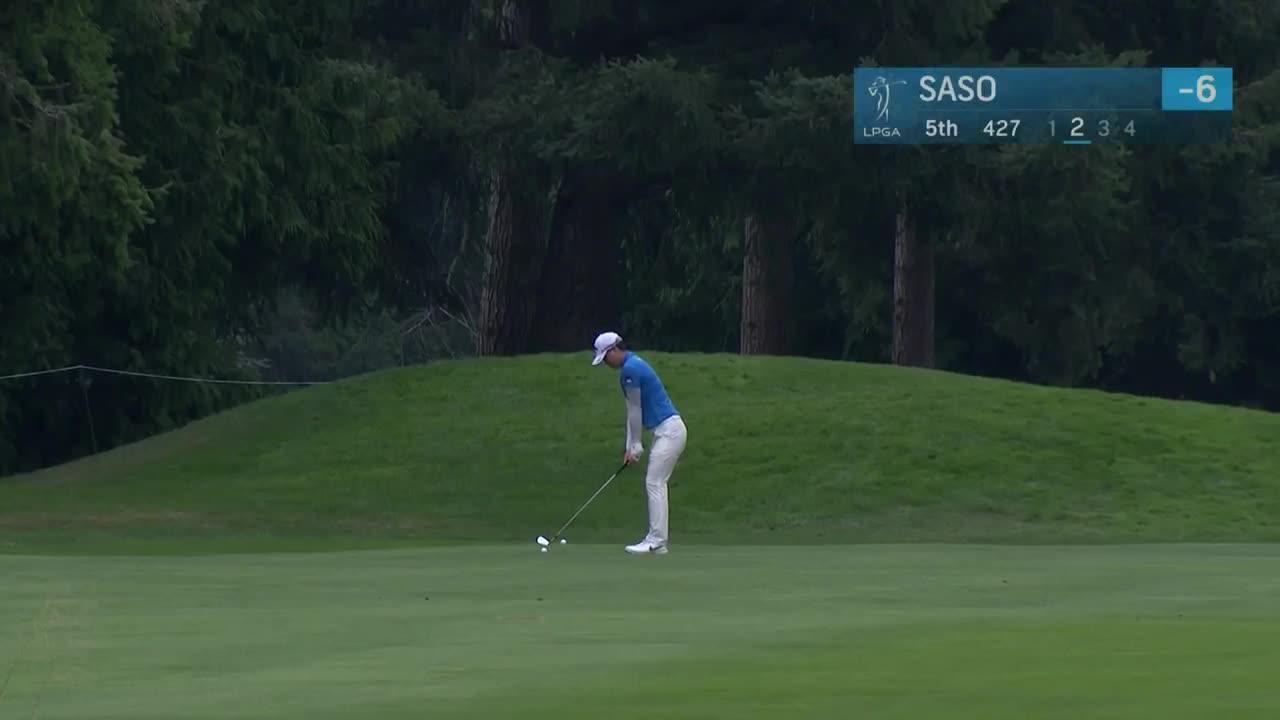 Yuka Saso Second Round Highlights | 2023 CPKC Women's Open | LPGA | Ladies Professional Golf ...