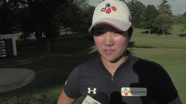 Eun Jeong Seong final round interview at the 2018 Danielle Downey ...