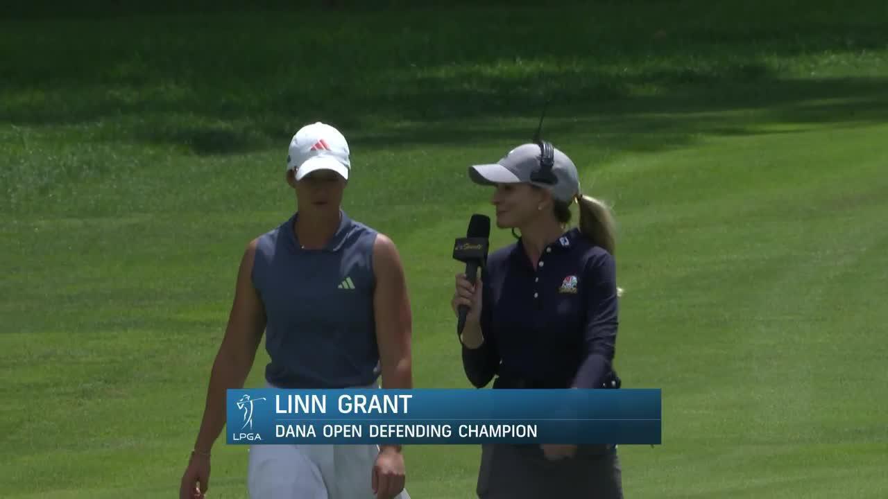 Linn Grant on course interview | LPGA | Ladies Professional Golf ...