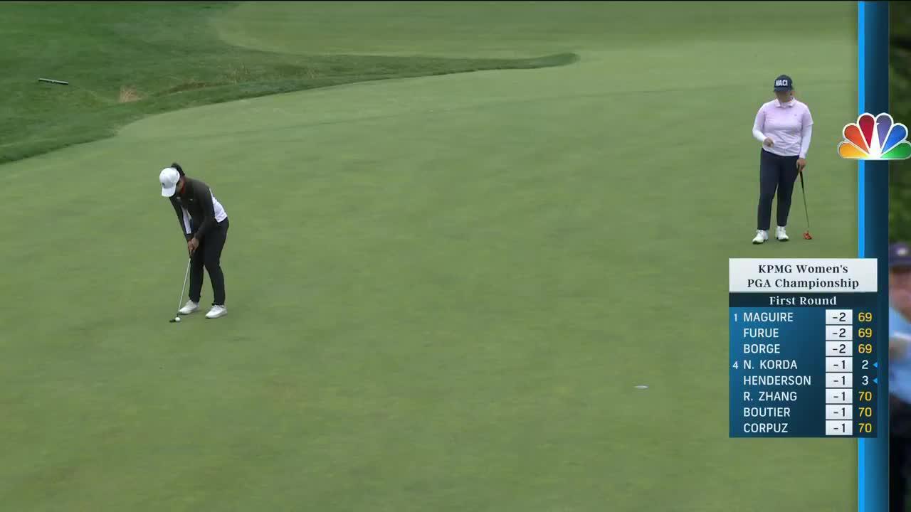 Xiyu Lin First Round Highlights | 2023 KPMG Women's PGA Championship ...