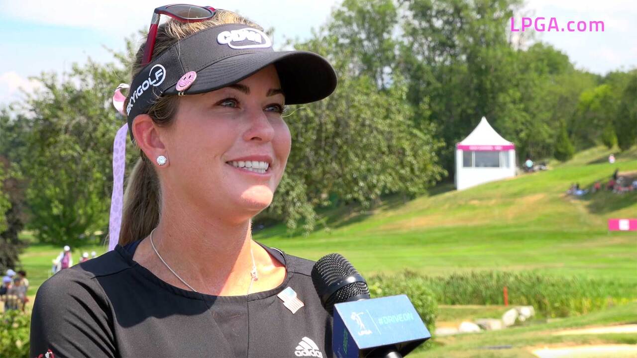 Paula Creamer Dazzles with Opening Round 64 at the 2019 Evian ...