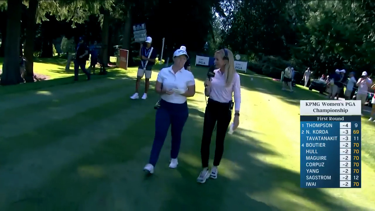 Stephanie Connelly-Eiswerth First Round Walk and Talk | 2024 KPMG Women ...