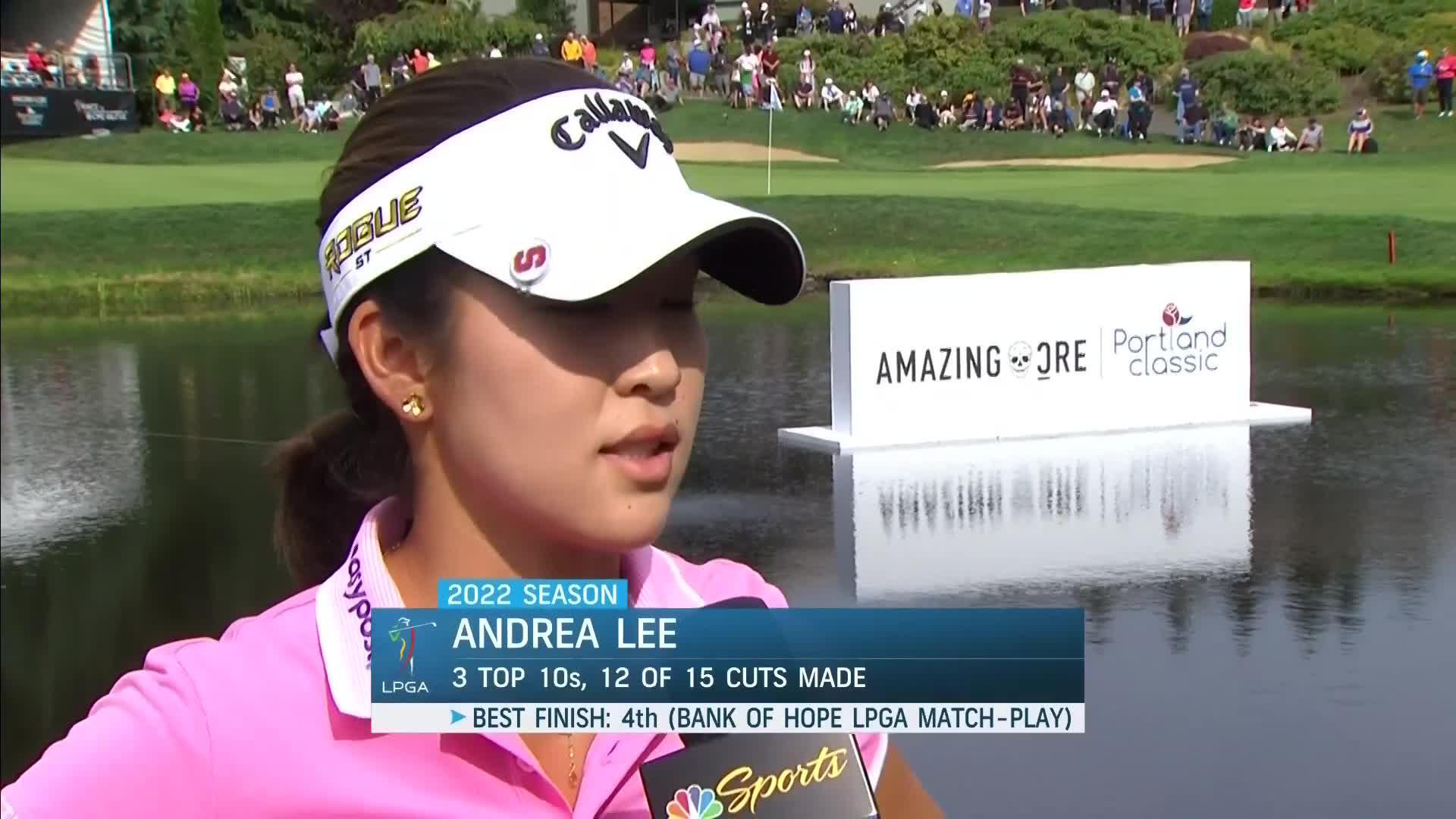 Andrea Lee Third Round Interview | 2022 AmazingCre Portland Classic ...