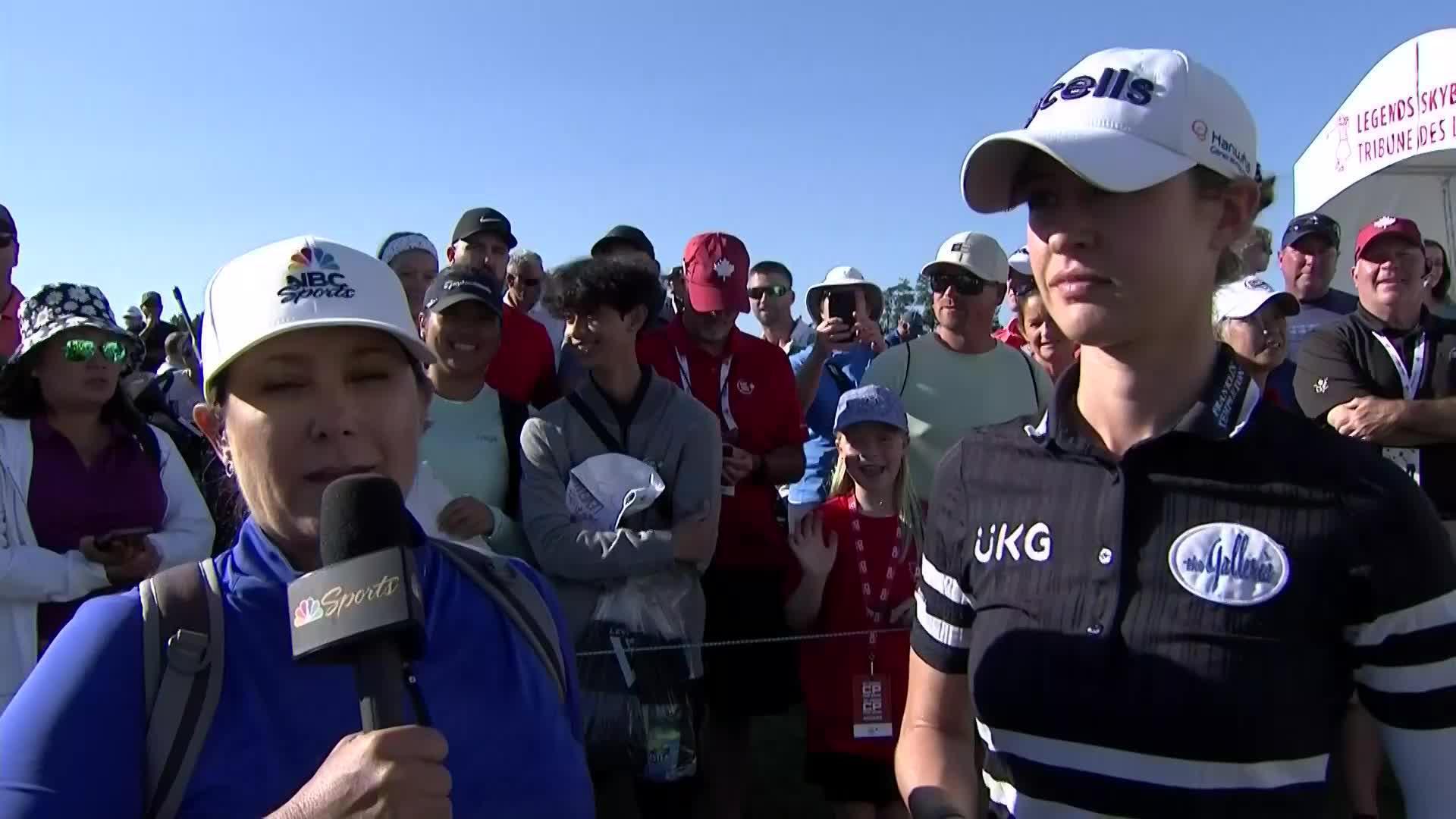 Nelly Korda Third Round Interview | 2022 CP Women’s Open | LPGA | Ladies Professional Golf ...
