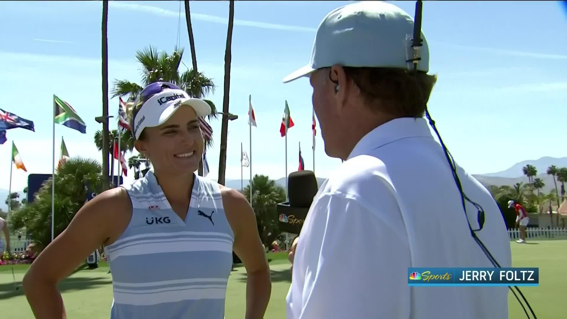 Lexi Thompson First Round Interview at the 2022 Chevron Championship ...