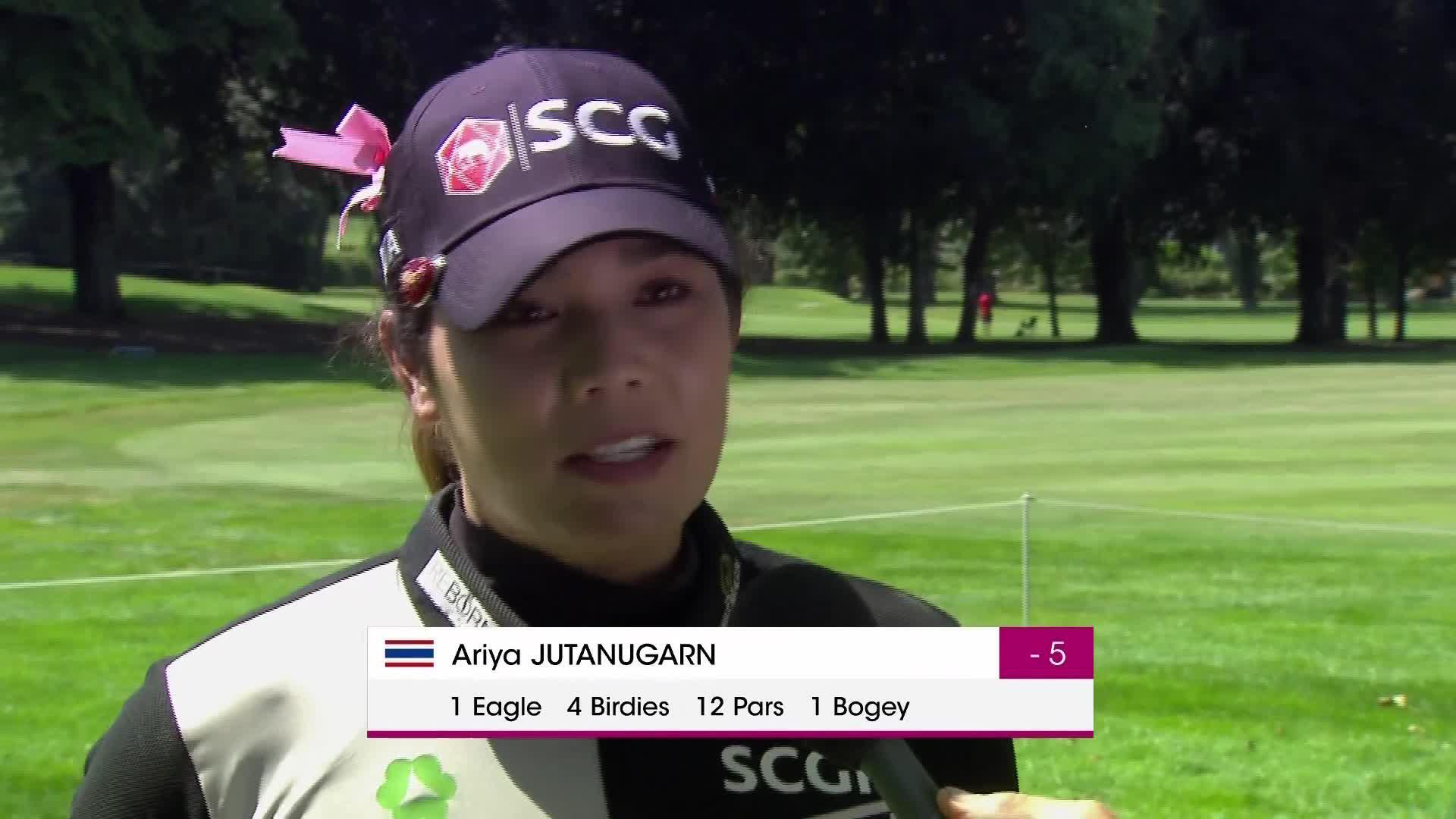 Ariya Jutanugarn Opening Round Interview at the 2021 Amundi Evian Championship | LPGA | Ladies ...