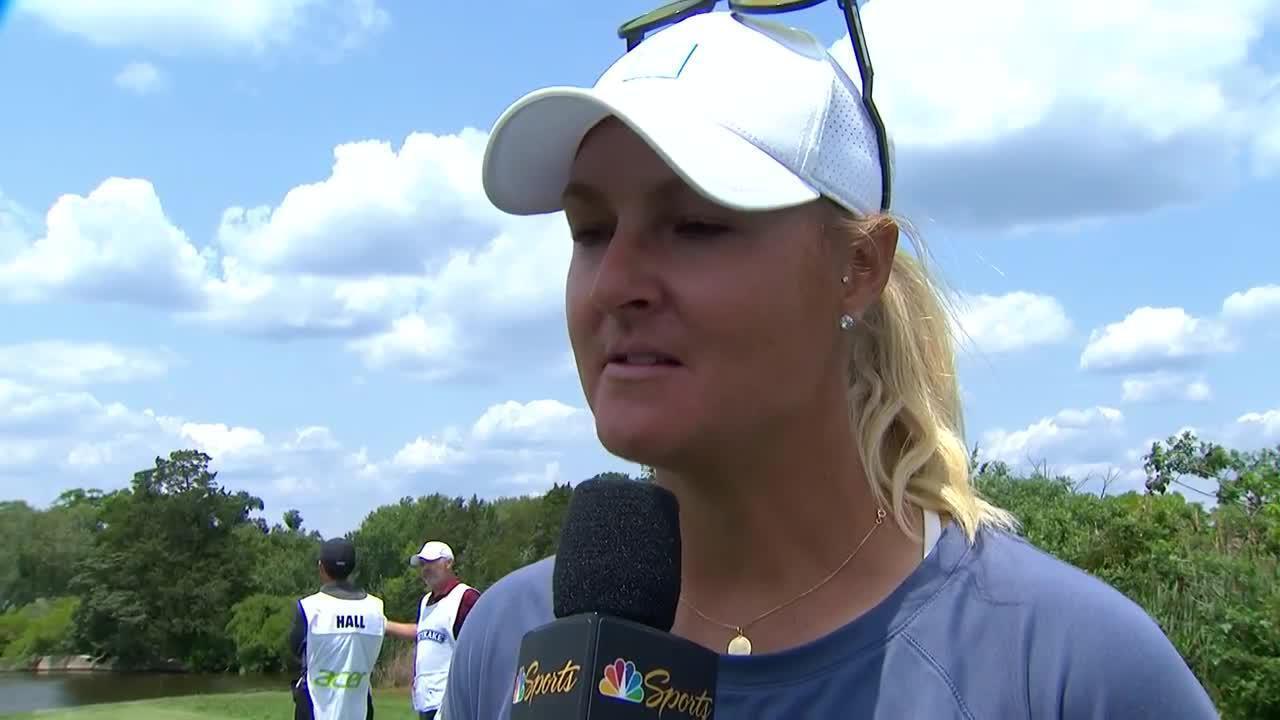 Anna Nordqvist First Round Interview | 2023 ShopRite LPGA Classic ...