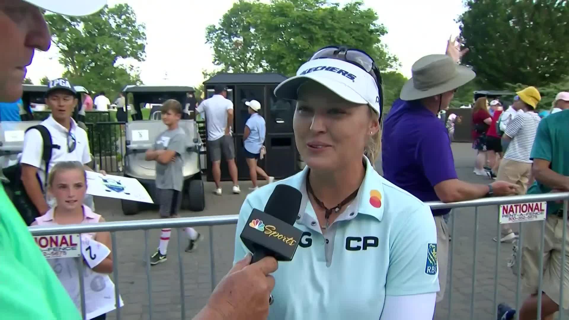 Brooke Henderson Second Round Interview | 2022 Kroger Queen City ...