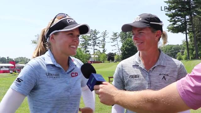 Brooke Henderson and Alena Sharp Take The Early Lead at the Dow GLBI ...