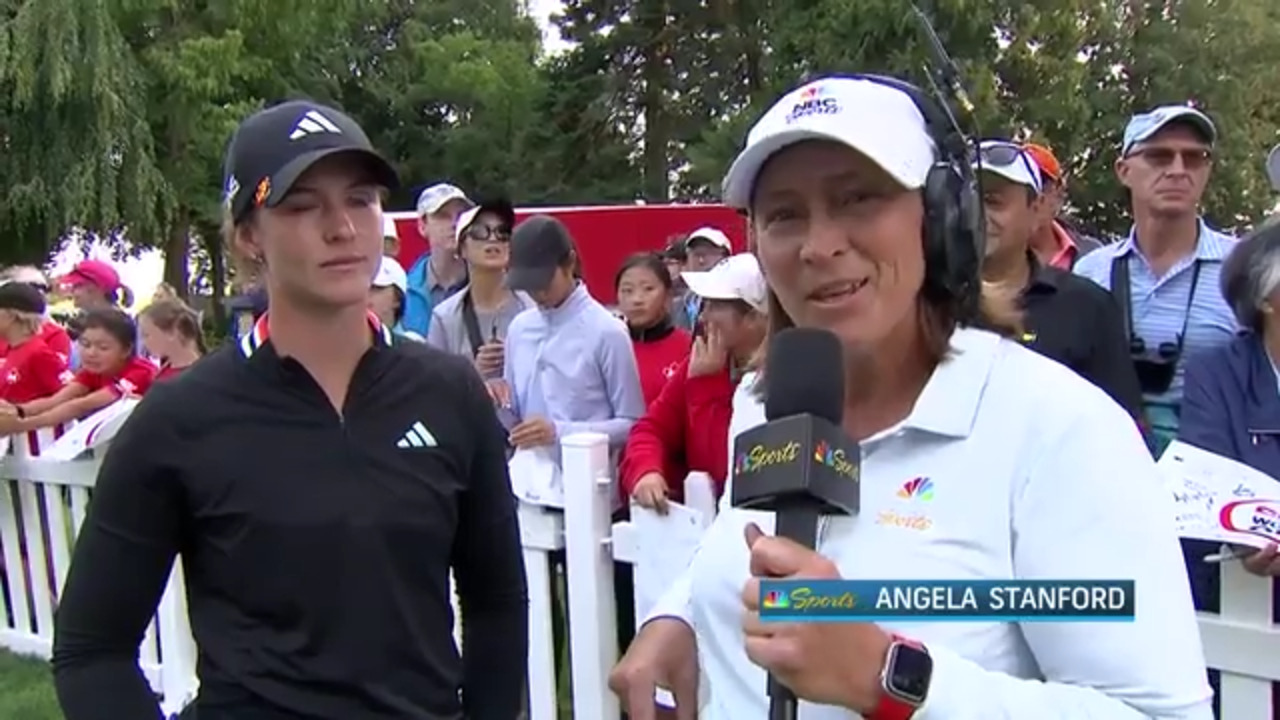 Linn Grant First Round Interview | 2023 CPKC Women’s Open | LPGA ...