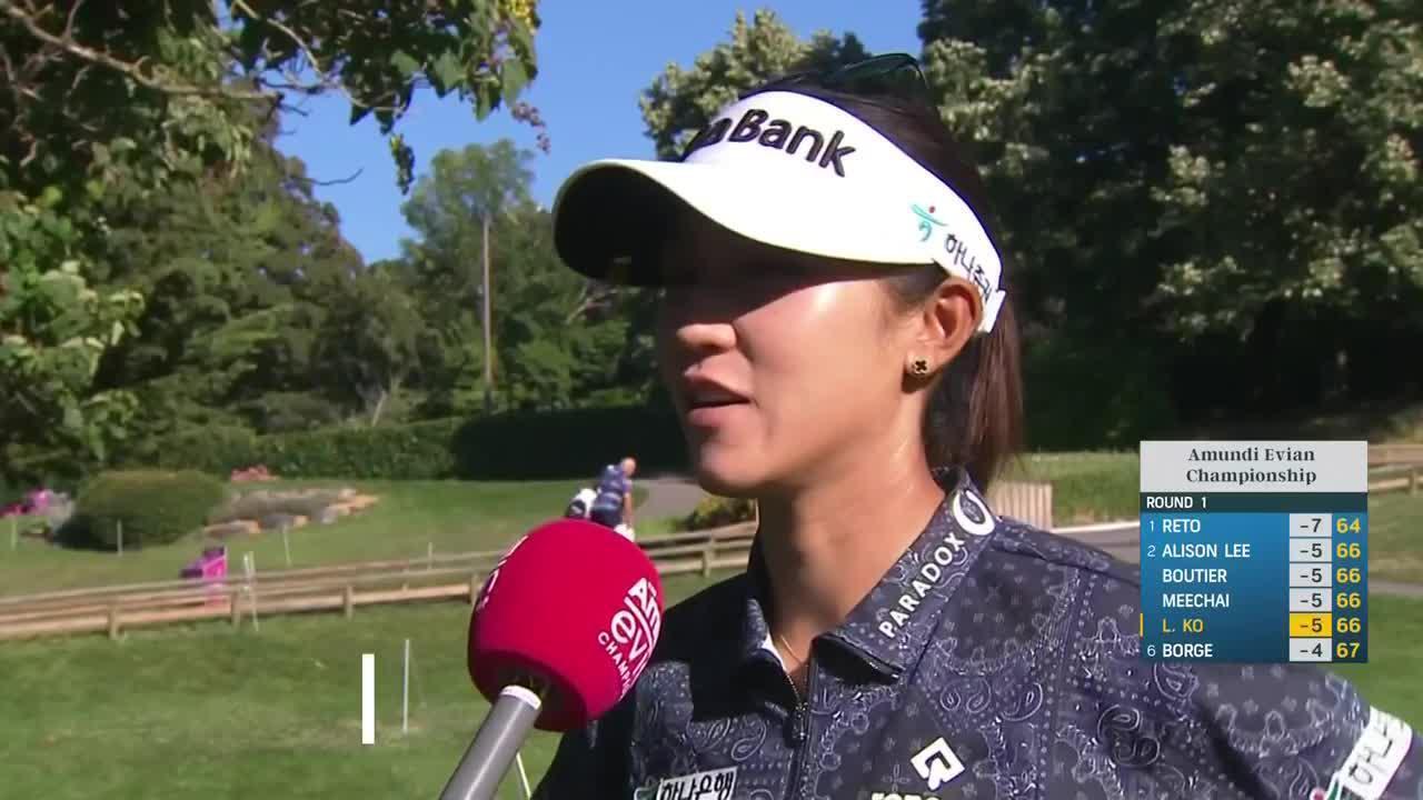 Lydia Ko First Interview | 2023 Amundi Evian Championship | LPGA | Ladies Professional Golf ...
