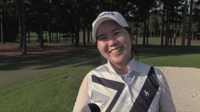 Hyemin Kim second round interview at the 2018 Murphy USA El Dorado ...