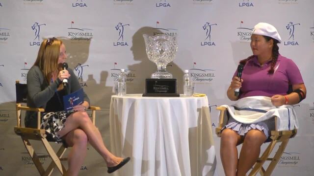 2012 Kingsmill Christina Kim First Round Interview | LPGA | Ladies ...