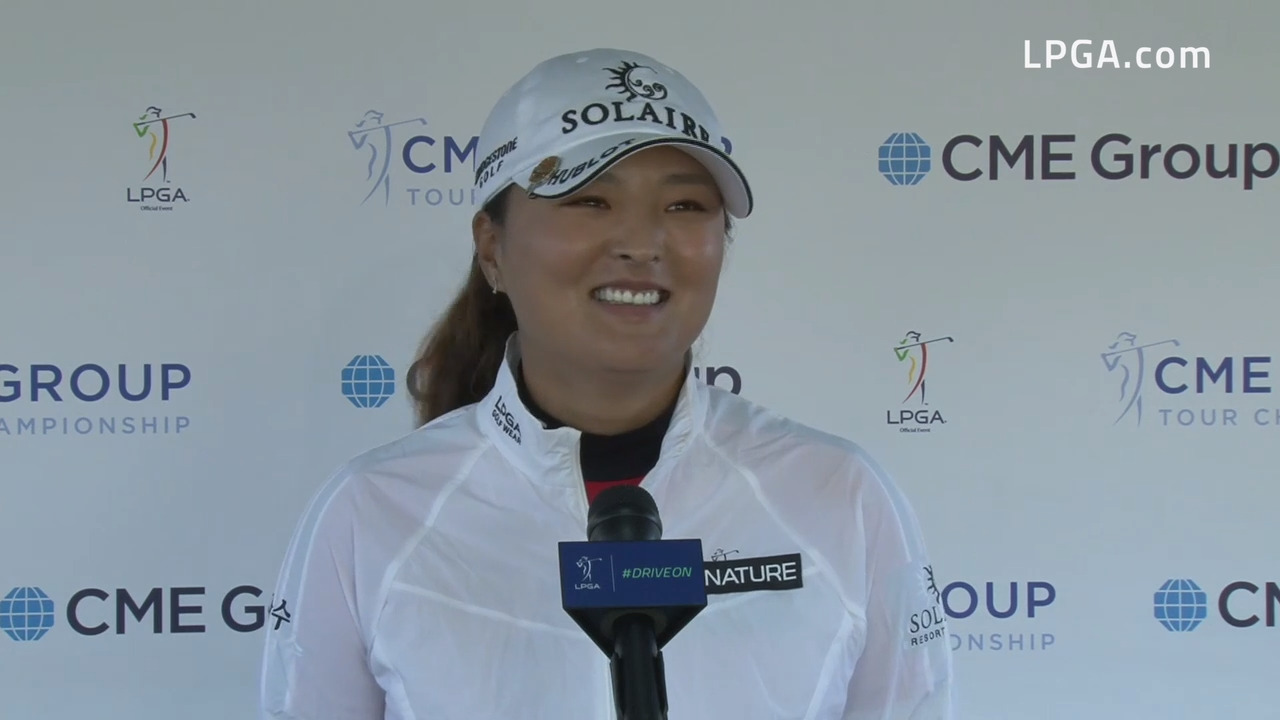 Jin Young Ko round 2 interview at the CME Group Tour Championship | LPGA | Ladies Professional ...