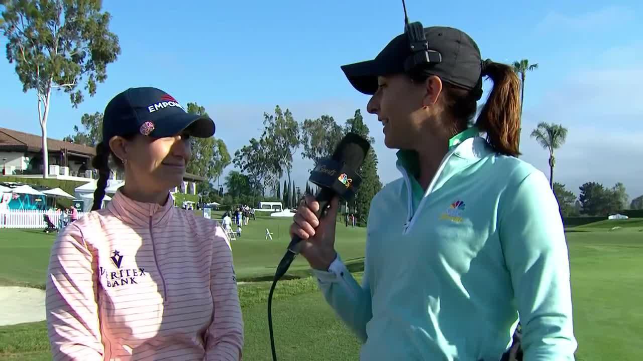 Cheyenne Knight Round 3 Interview at the JM Eagle LA Championship ...