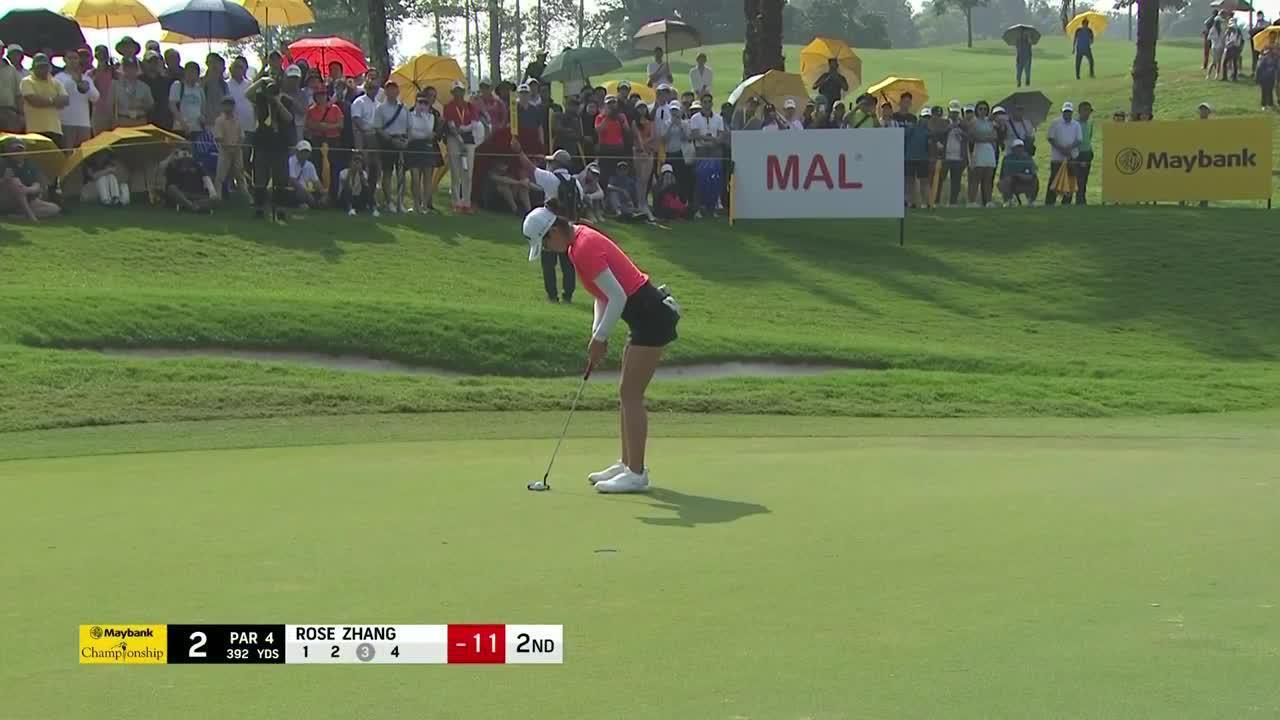Rose Zhang Round 3 Highlights | 2023 Maybank Championship | LPGA | Ladies Professional Golf ...