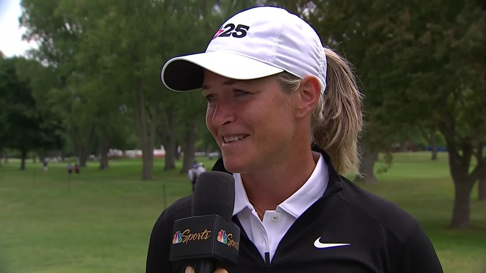 Suzann Pettersen Round 3 Interview at the Dow GLBI | LPGA | Ladies ...