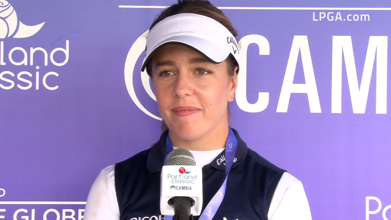 Georgia Hall Round 2 Interview at the Cambia Portland Classic | LPGA ...