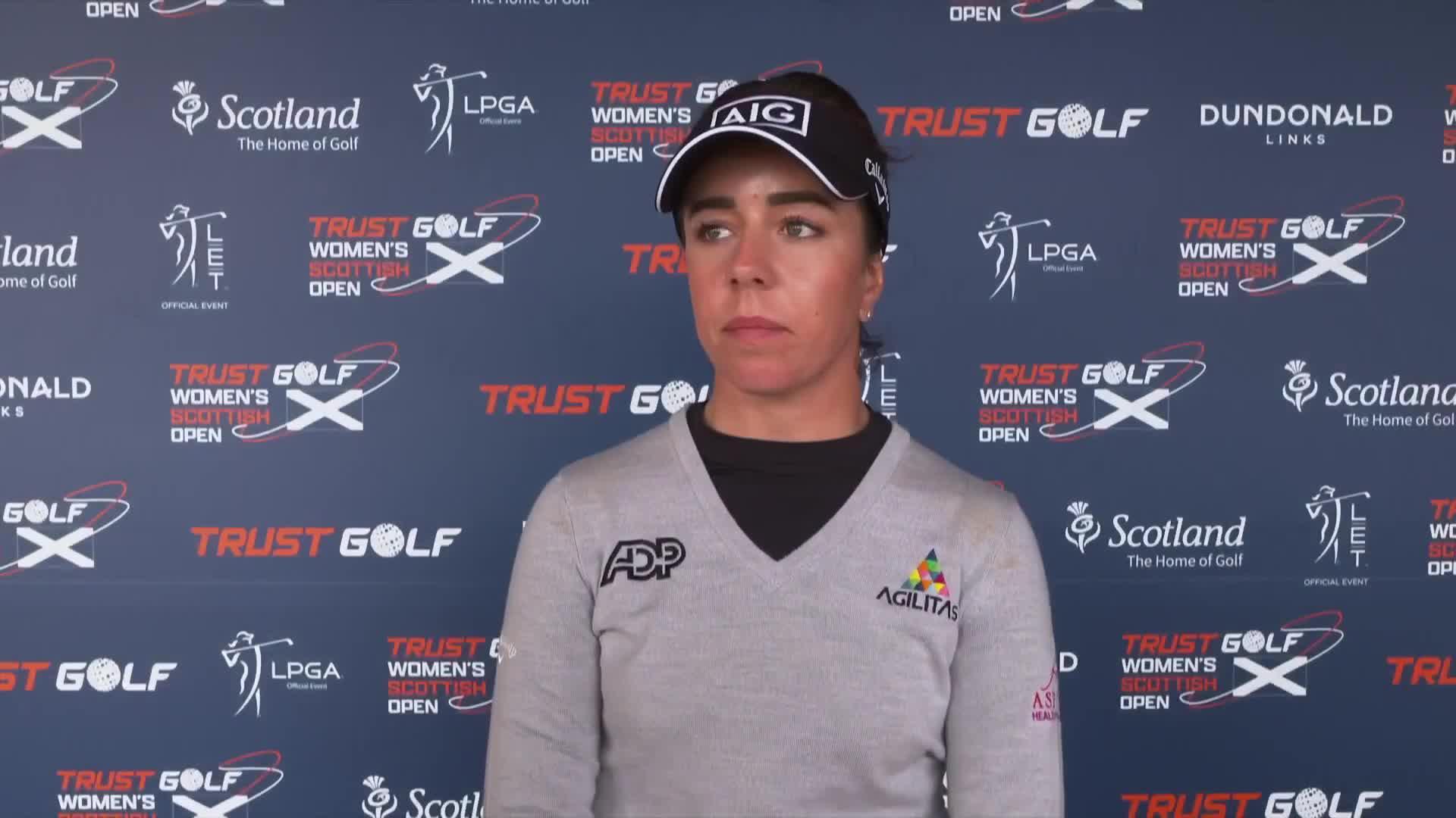 Georgia Hall First Round Interview at the 2022 Trust Golf Women’s ...