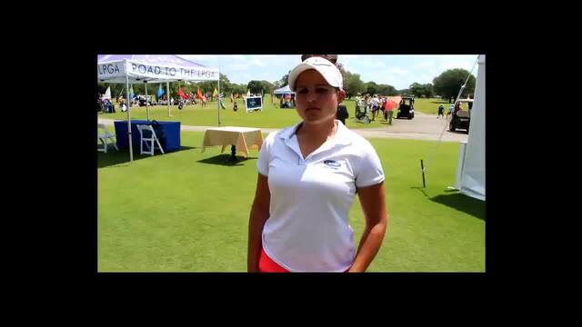 Natalie Sheary Second Round Interview | LPGA | Ladies Professional Golf ...