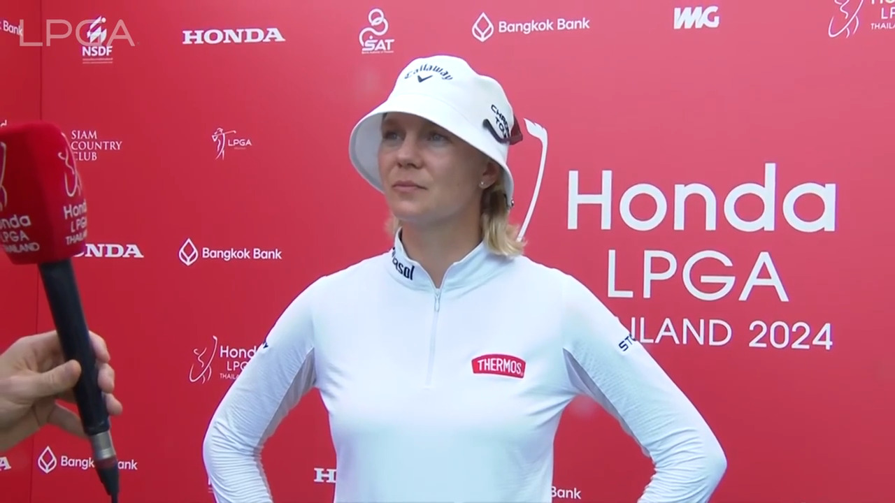 Alexandra Forsterling Sixth-Round Interview | 2023 LPGA Q-Series | LPGA | Ladies Professional ...