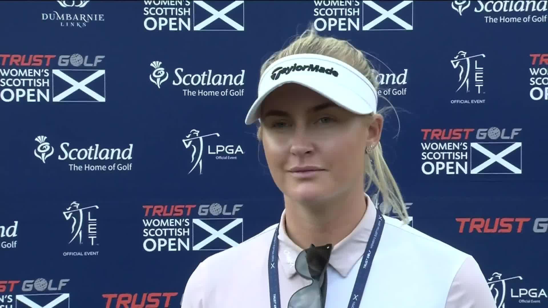 Charley Hull Interview - Round 3 Women's Scottish Open | LPGA | Ladies Professional Golf Association