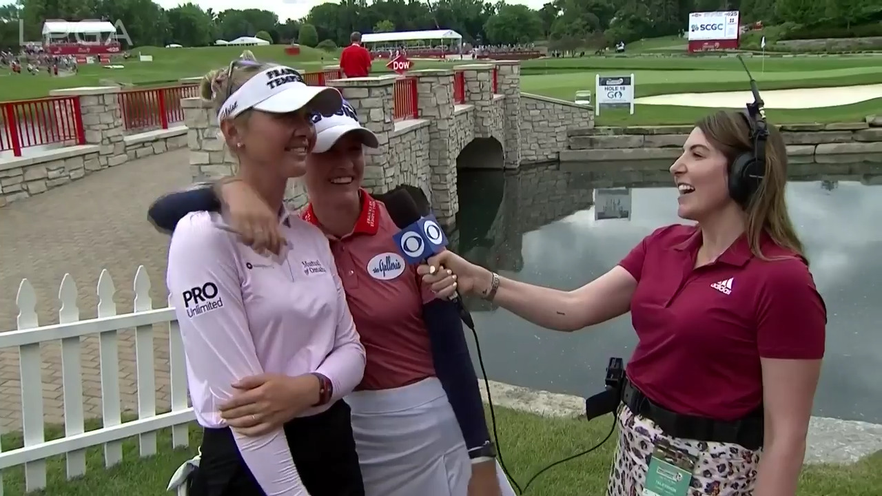 Jessica and Nelly Korda Post Round Interview - Round 4 Dow GLBI | LPGA ...