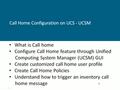 Smart Call Home Configuration on UCS - Cisco Community