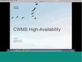 Ask The Expert - CWMS High-Availability - Cisco Community
