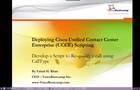 UCCE Scripting Lab 3 Develop a Script to Re qualify a call using ...