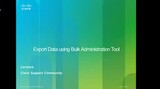 Export CUCM Data using BAT - Cisco Community