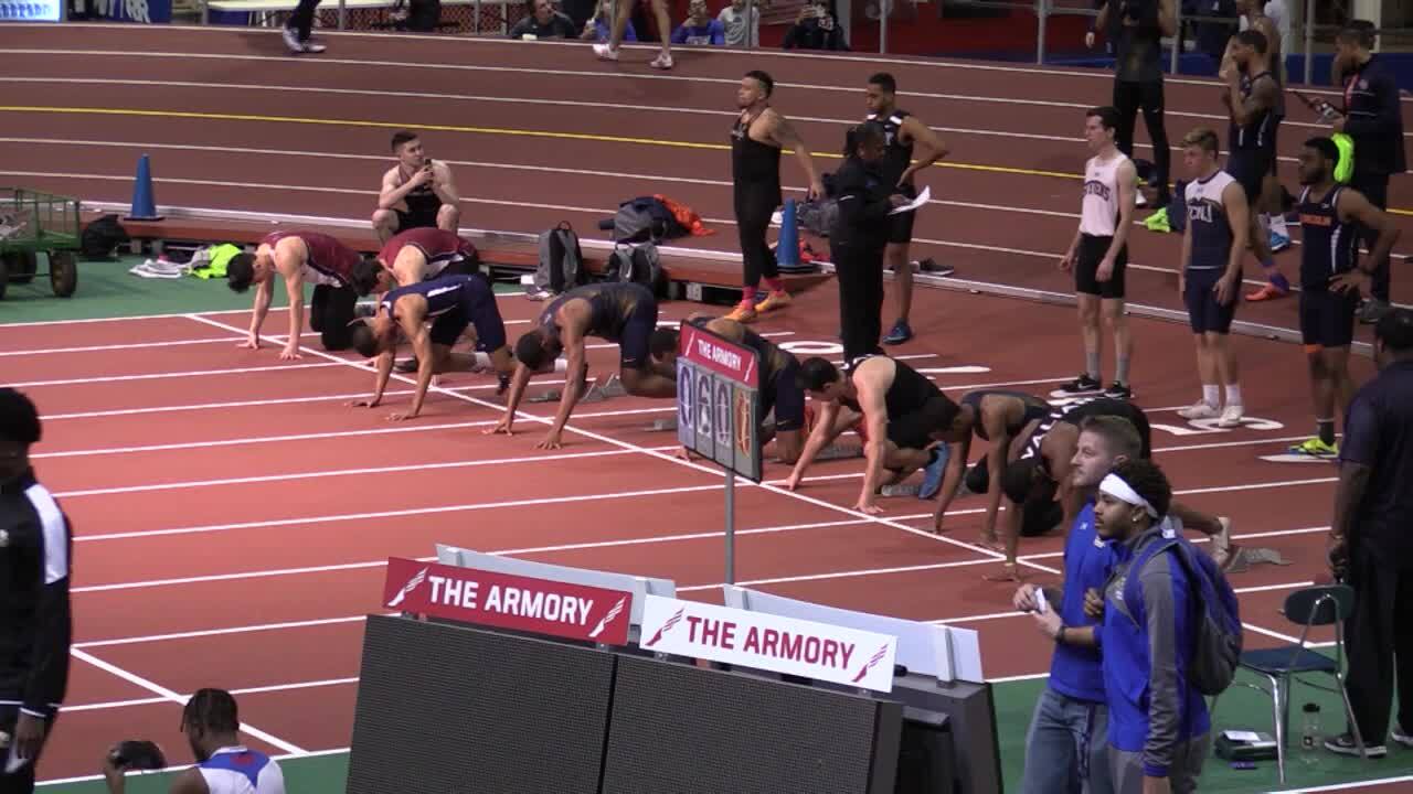 ArmoryTrack.org - Videos - Men's 60m Final - The TCNJ Indoor Opener 2019
