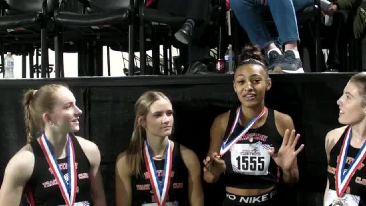 DyeStat.com - Videos - Nelah Roberts 3rd Place Girls 3200m - Simplot Games 2023