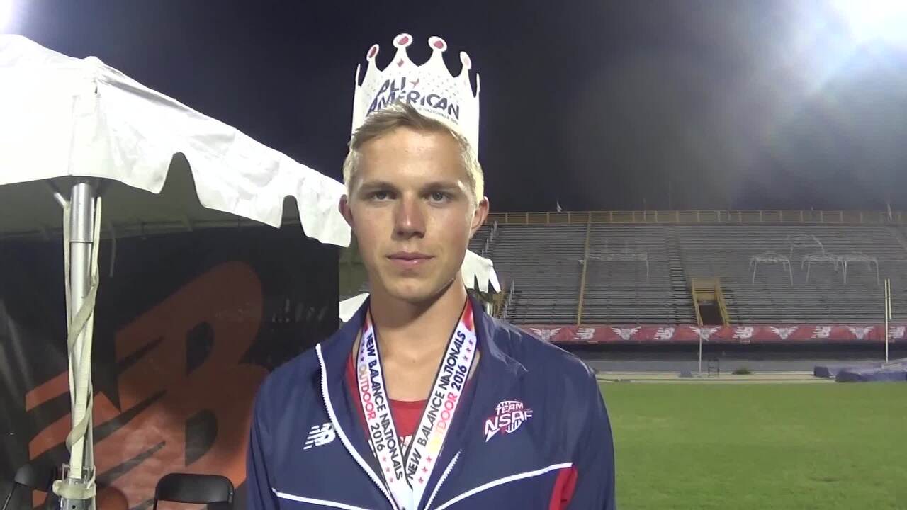 DyeStat.com - Videos - Liam Christensen won the Javelin at the 2016 New ...