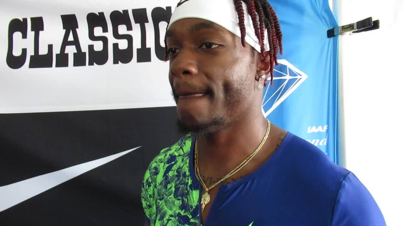 DyeStat.com - Videos - Cravon Gillespie 4th Place Men's 100m ...