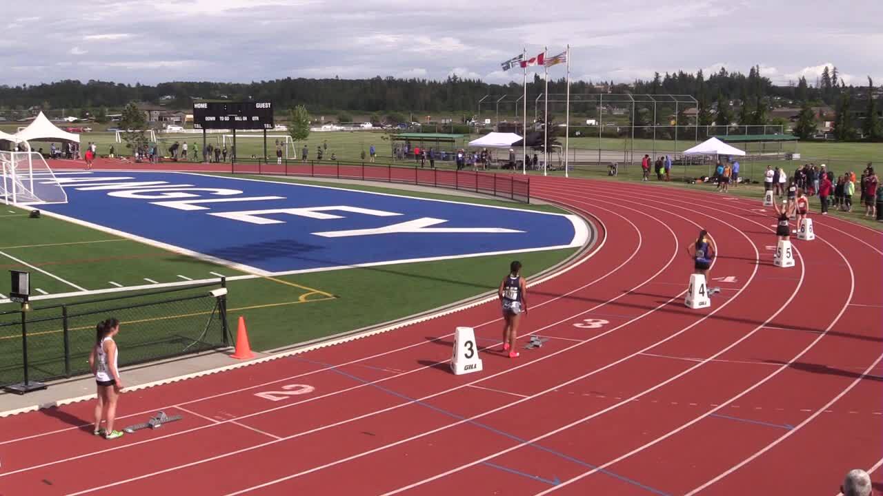 British Columbia BCSS Outdoor Provincial Championships - Videos - Senior Girls 400m Prelim Heat ...
