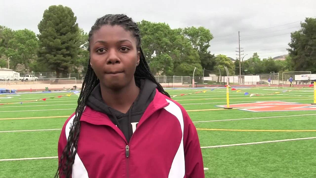DyeStat.com - Videos - Brisa Guzman-Sanchez of Alemany Girls 100m ...