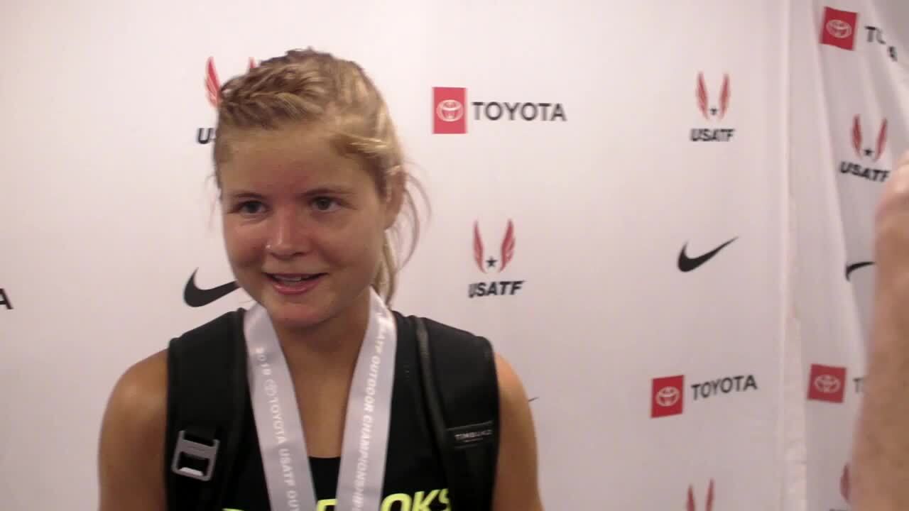 DyeStat.com - Videos - Allie Ostrander 4th Place Women's 3000m ...