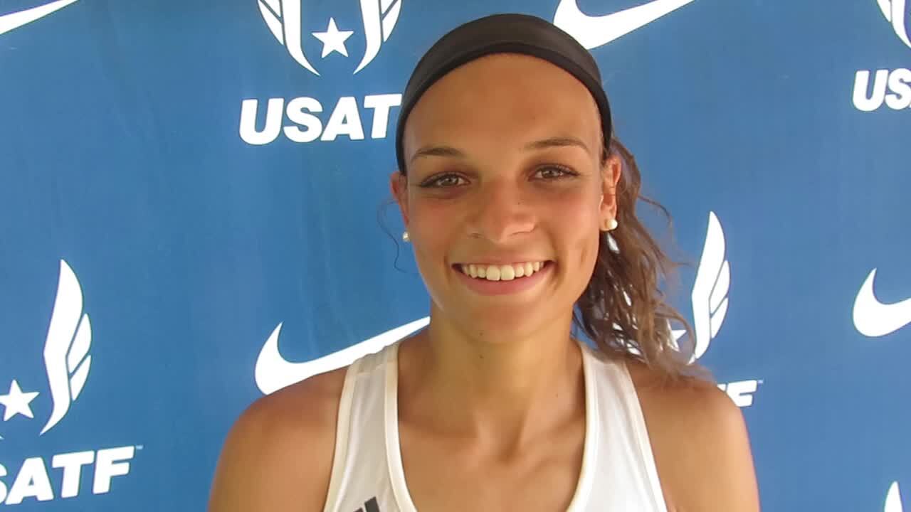 DyeStat.com - Videos - Anna Hall 1st Place Women's Heptathlon Day 1 ...