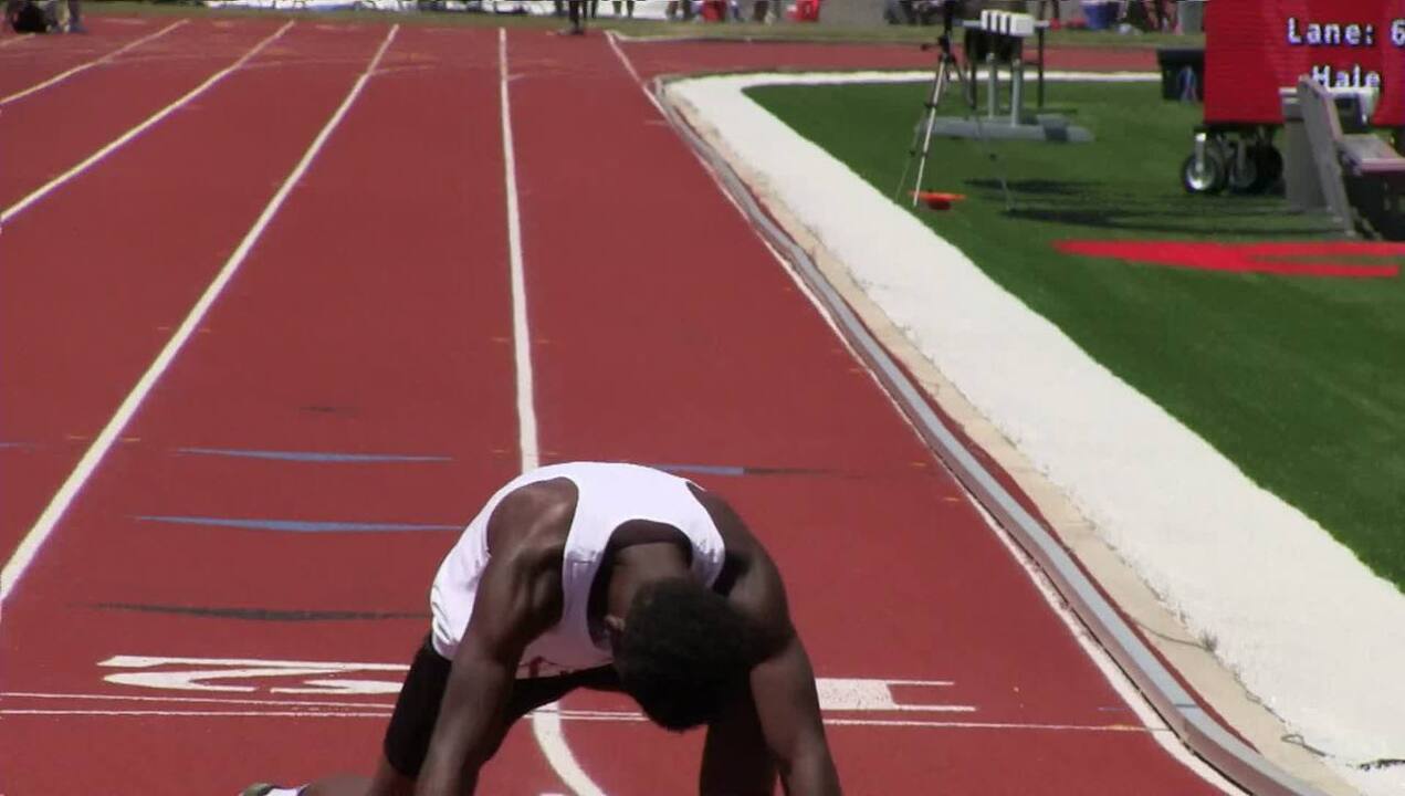 DyeStat.com - Videos - Boys 13-14 400m Prelim Heat 5 - USA Youth Outdoor Track and Field ...
