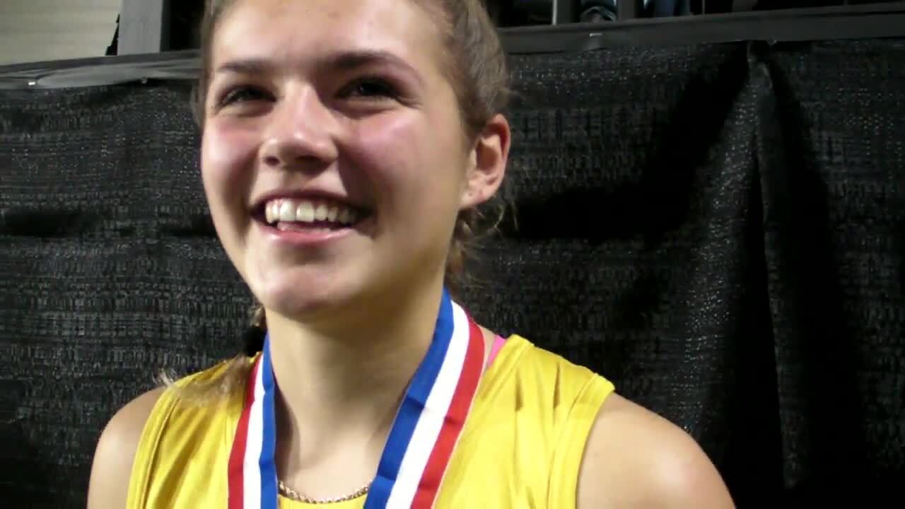 DyeStat.com - Videos - Deven Brown 1st Place Boys 60m - Simplot Games 2020