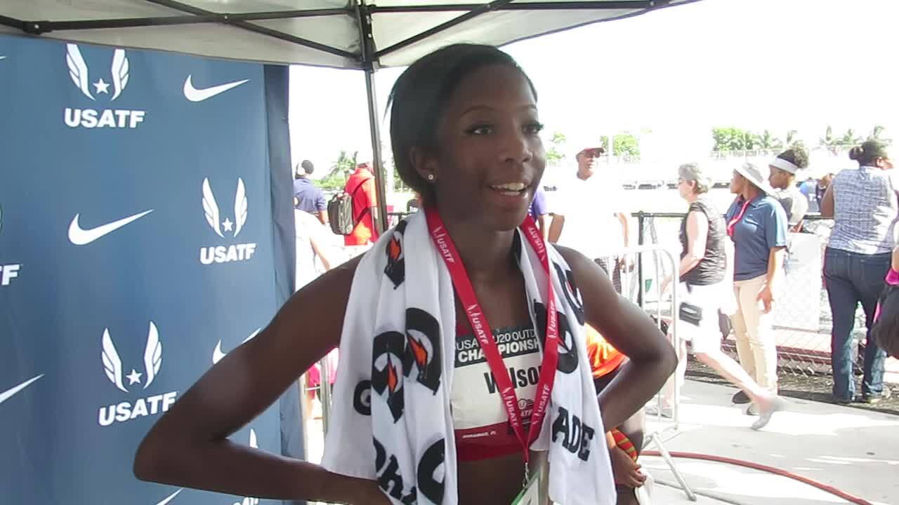 DyeStat.com - Videos - Britton Wilson 1st Place Women's 400m Hurdles ...