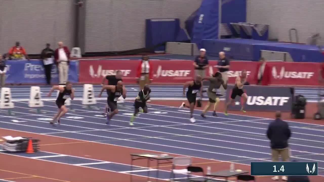 USATF.TV - Videos - Men's 50 60m Prelim Heat 4 - USATF Masters Indoor ...