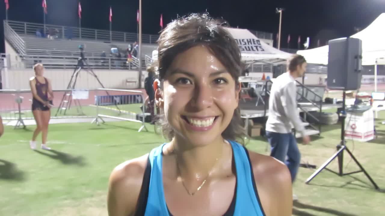 DyeStat.com - Videos - Andrea Ramirez 1st Place Women's 10,000m Section ...