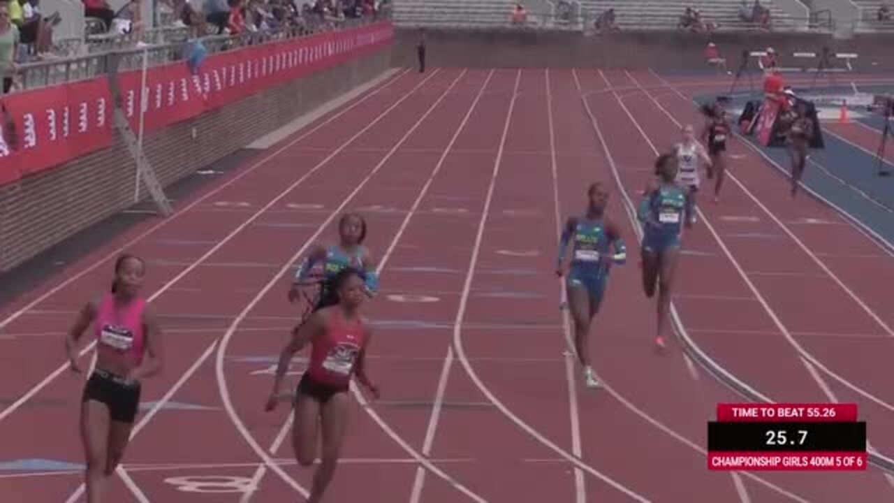 New Balance Nationals Outdoor - Videos - Girls 400m Championship Section 5 - New Balance ...