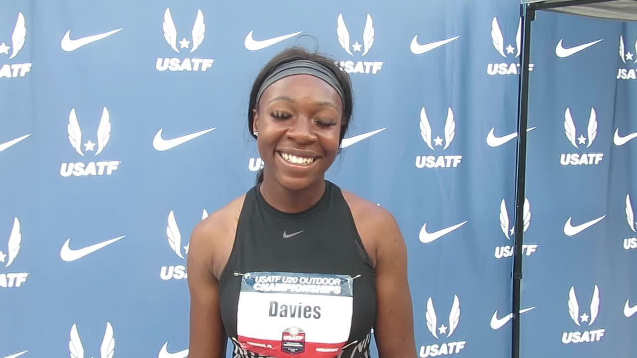 DyeStat.com - Videos - Anna Hall Women's Heptathlon Day 1 Leader 3,625 ...