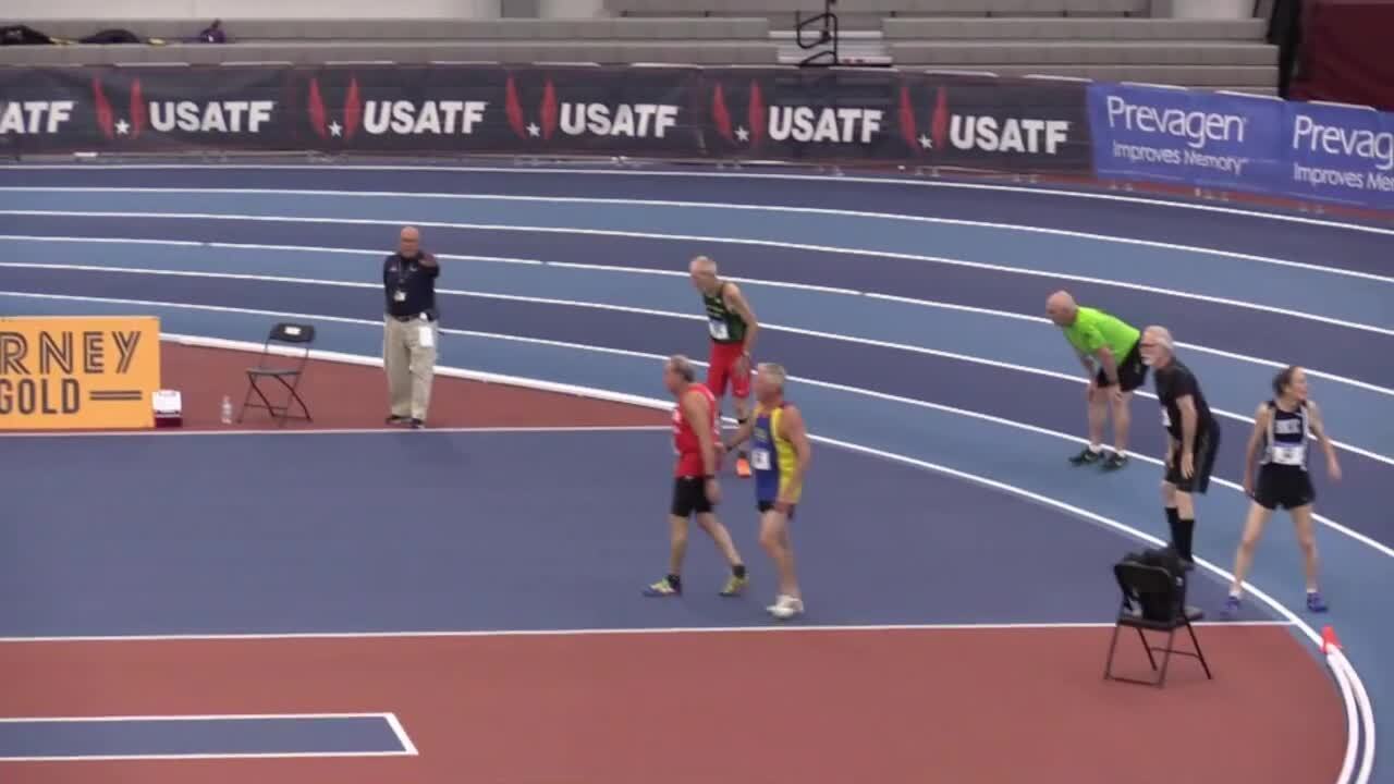 USATF.TV - Videos - Men's 70-89 60m Pentathlon Hurdles Section 1 ...